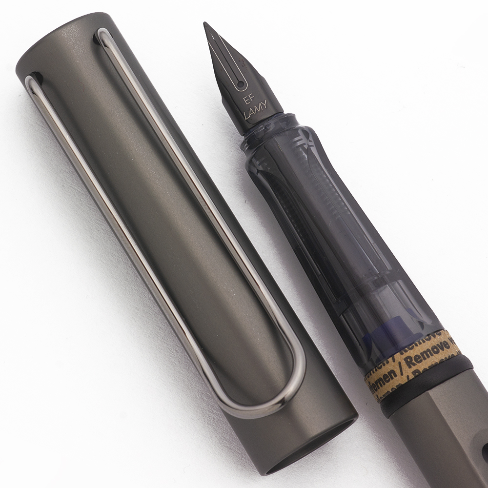 Lamy LX Fountain Pen - Ruthenium, Silver Clip, Extra-Fine Lx Nib (New in Box) - Peyton Street Pens